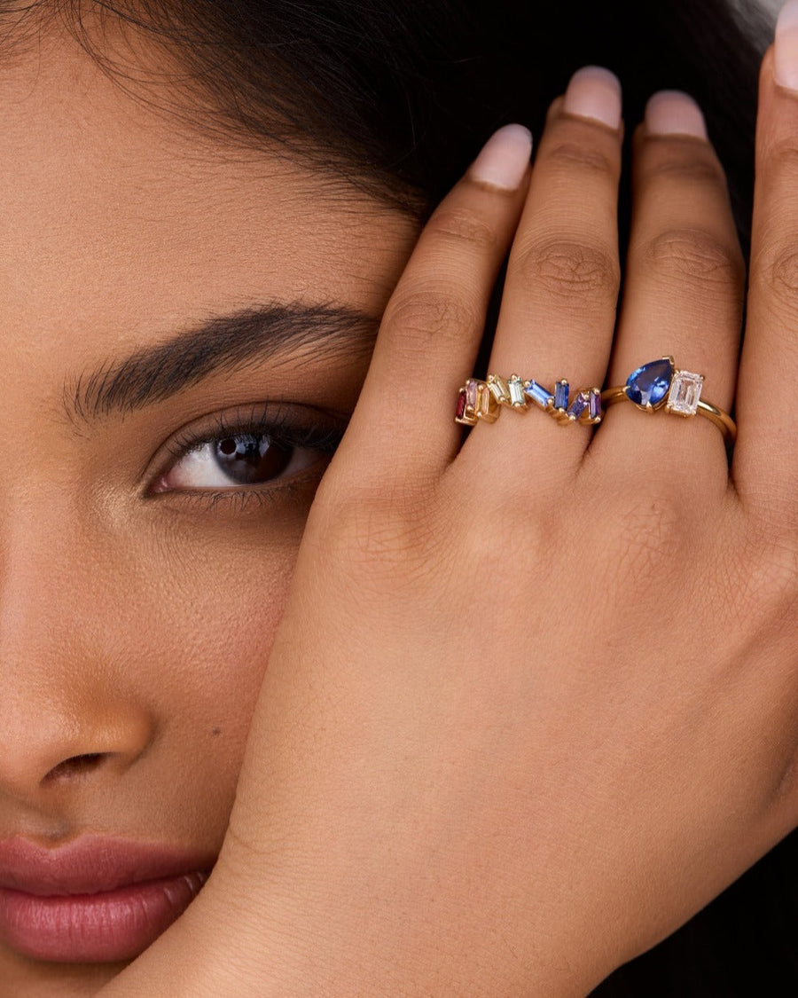 Cluster Collection | Sapphire & Diamond Rings Adelaide – Class A Jewellers